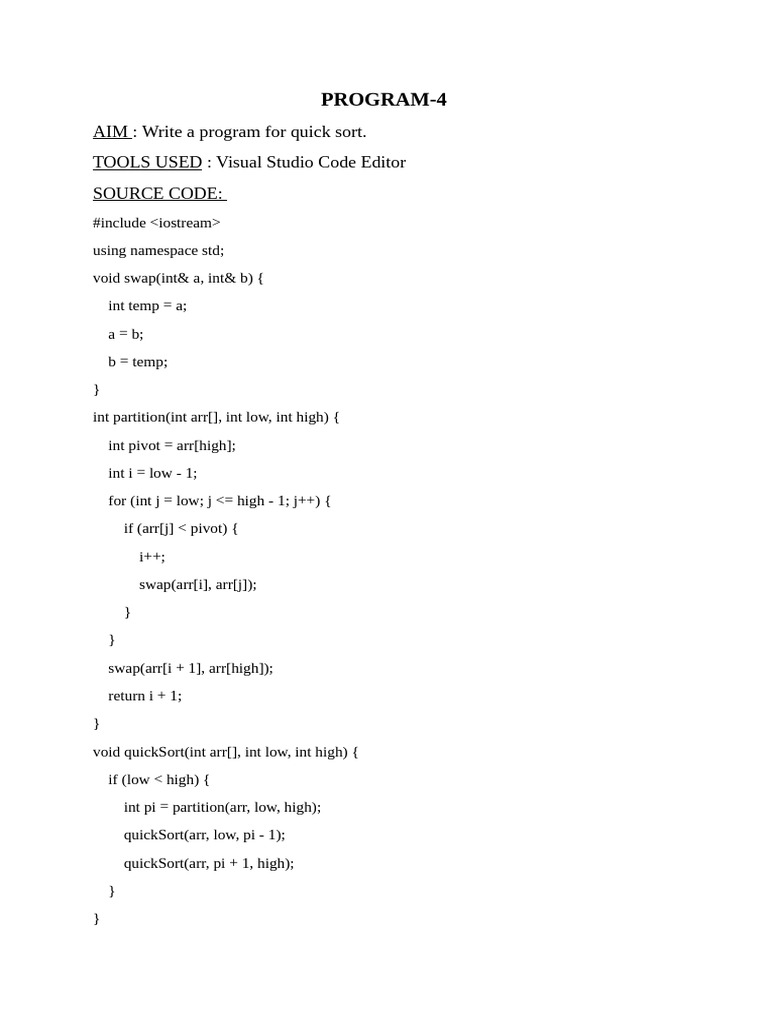 Program4 Dsa | PDF
