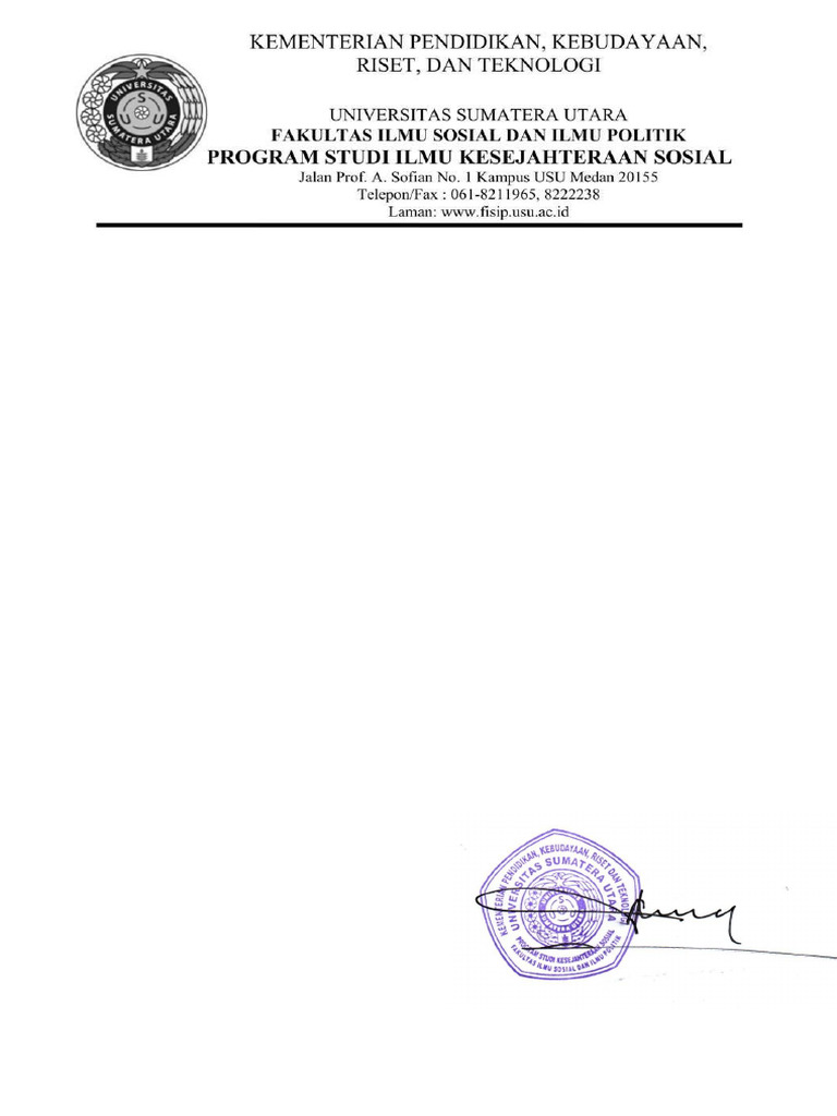 Surat Undangan Seminar Proposal | PDF