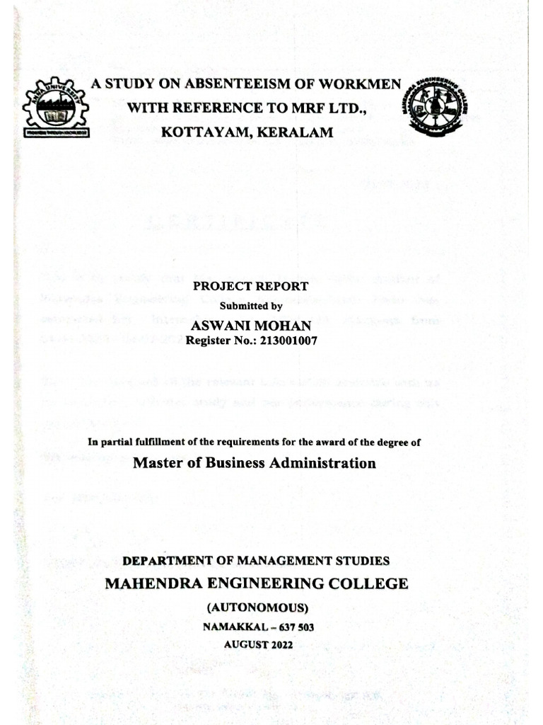 2021-2023 (Aswani Mohan) | PDF