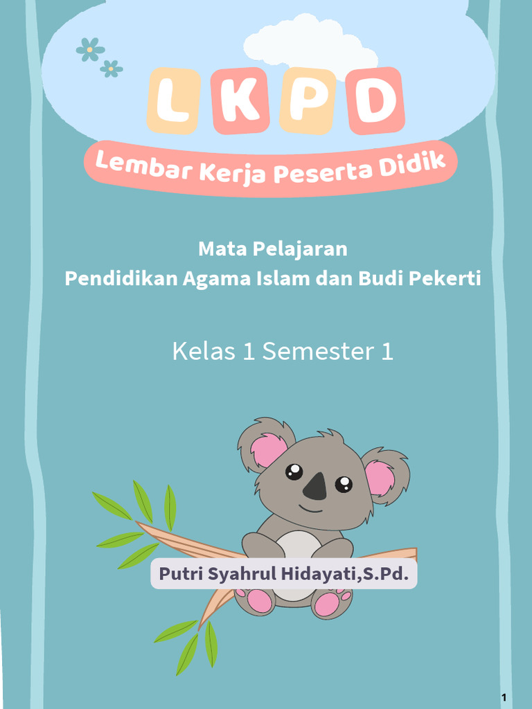 LKPD KLS 1 | PDF