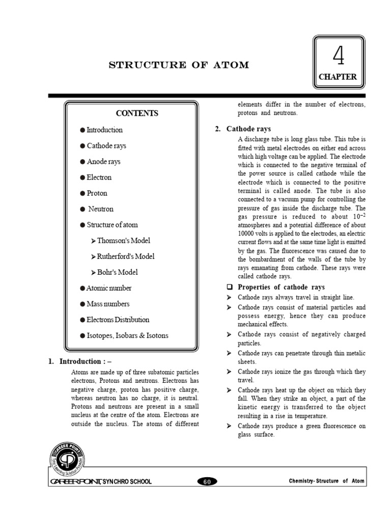9th atomic structure | PDF | Atoms | Ionic Bonding