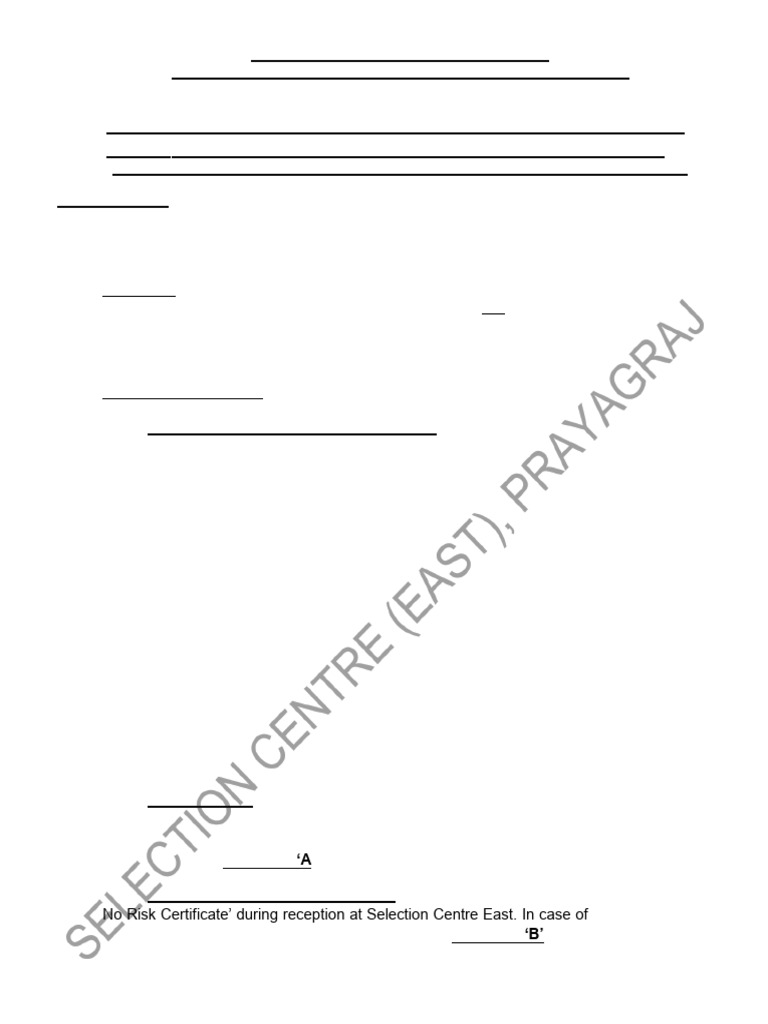 SSB Interview Instructions NDA-151 | PDF | Identity Document