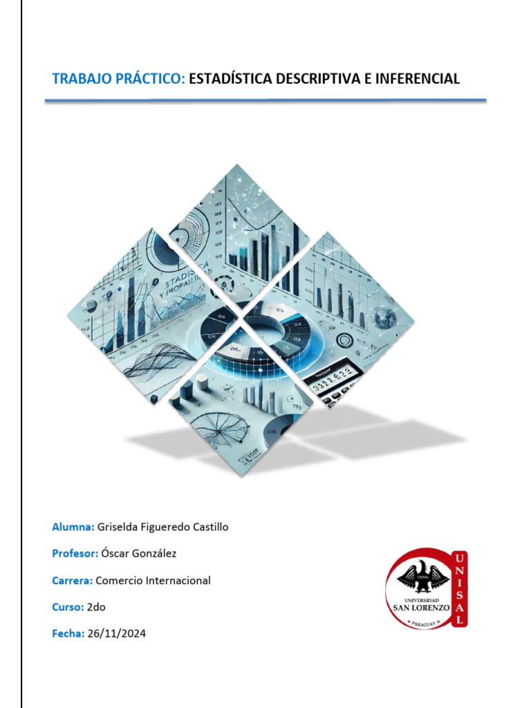 Trabajo_Práctico_Estadistica_Descriptiva_e_Inferencial | PDF | Muestreo (Estadísticas ...