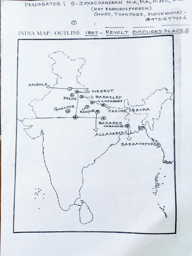 SSLC Map Points English Medium | PDF | Earth Sciences | Physical Geography