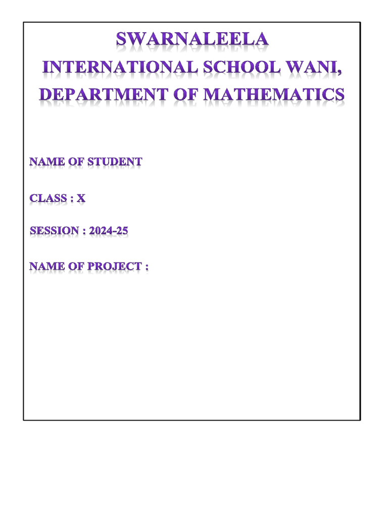 Student Science Project Certificate | PDF