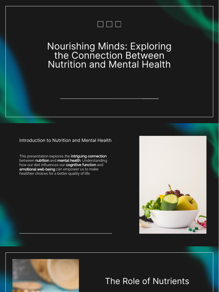 Nutrition's Impact on Mental Health | PDF