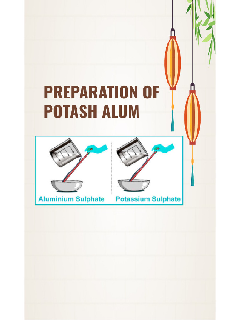 Preparation of potash alum 007 | PDF