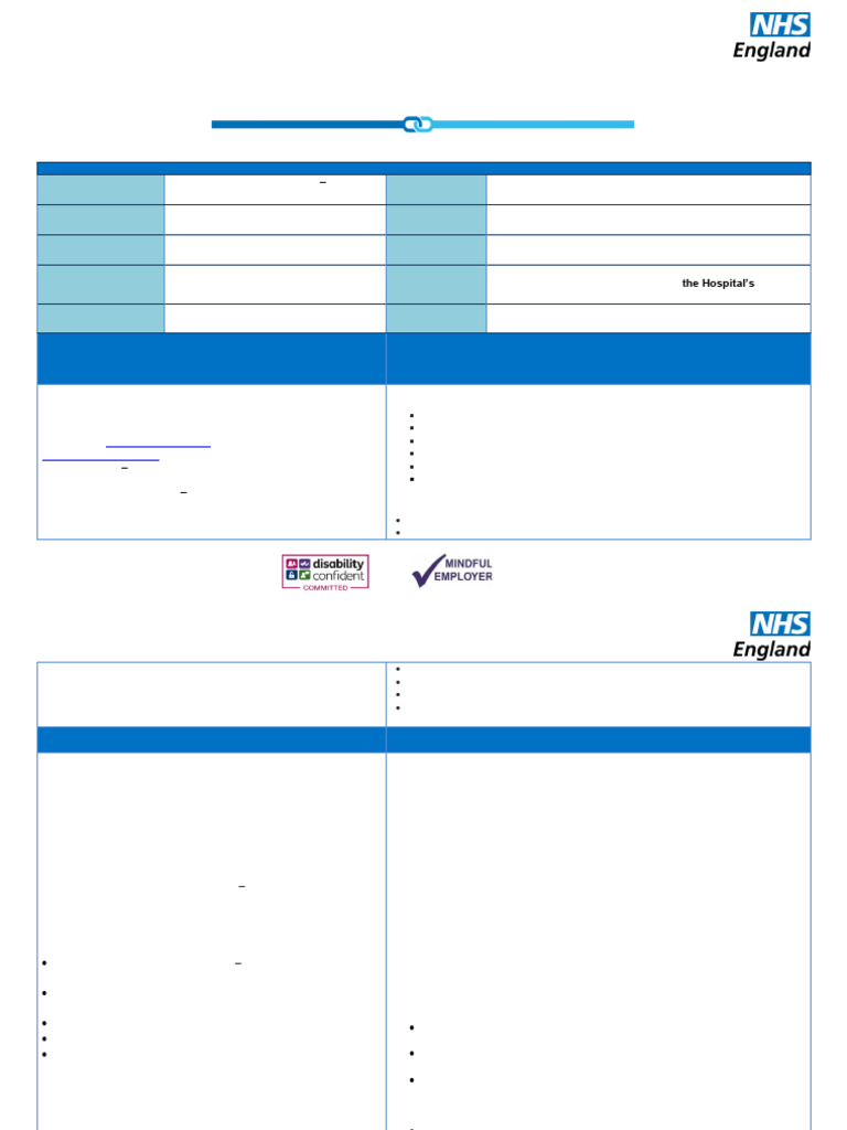 Senior Programme Manager Job Description | PDF | Hospital | National ...