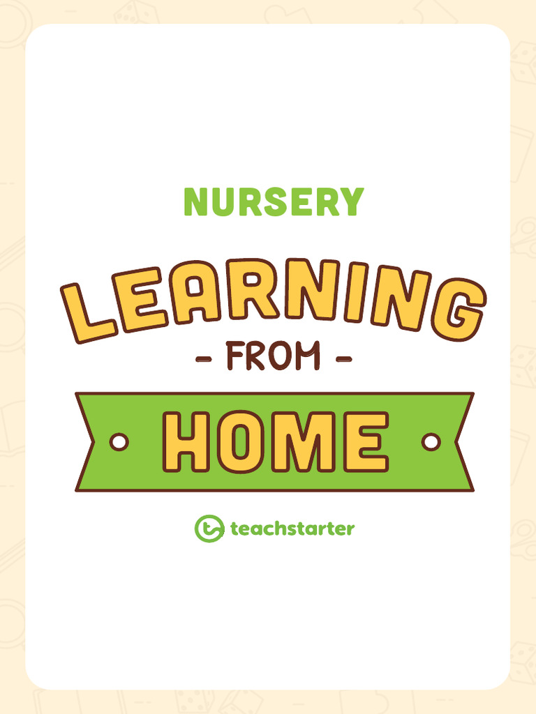 Nursery School Closure Learning From Home Pack Adobe Reader 4295418 | PDF | Teachers | Letter Case