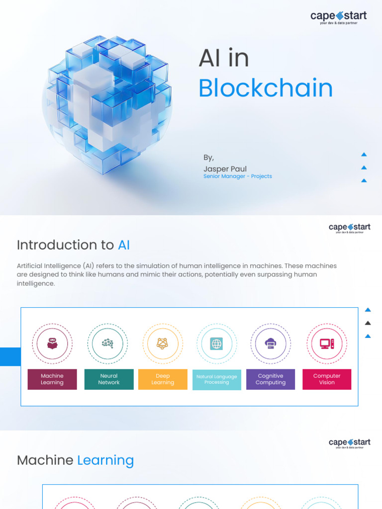 AI in Blockchain | PDF | Artificial Intelligence | Intelligence (AI) & Semantics