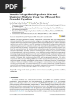 Tow Thomas | PDF | Electronic Filter | Amplifier