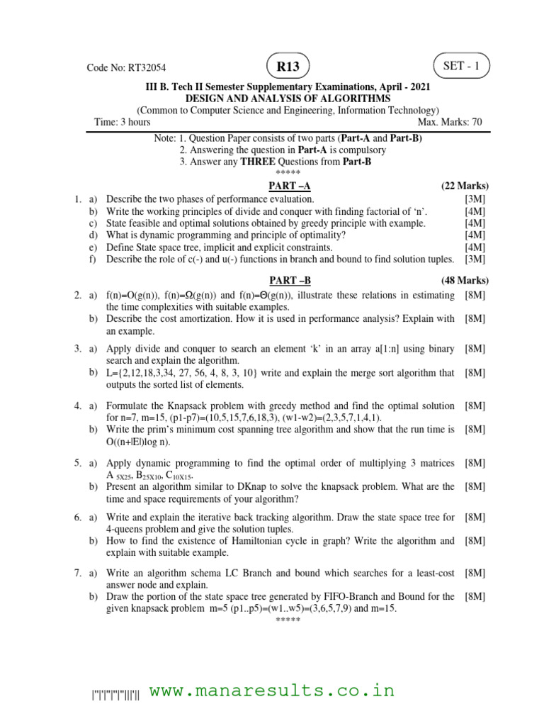 RT32054042021 | PDF | Dynamic Programming | Time Complexity