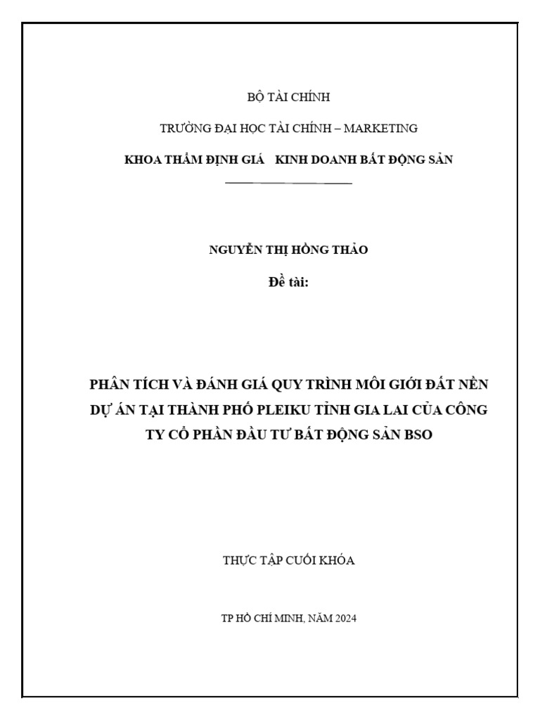 2024 TTCK KDBDS 1921004083 Nguyen 20thi 20hong 20thao | PDF