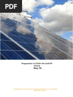 Solar Project Proposal PDF | PDF | Solar Power | Solar Panel