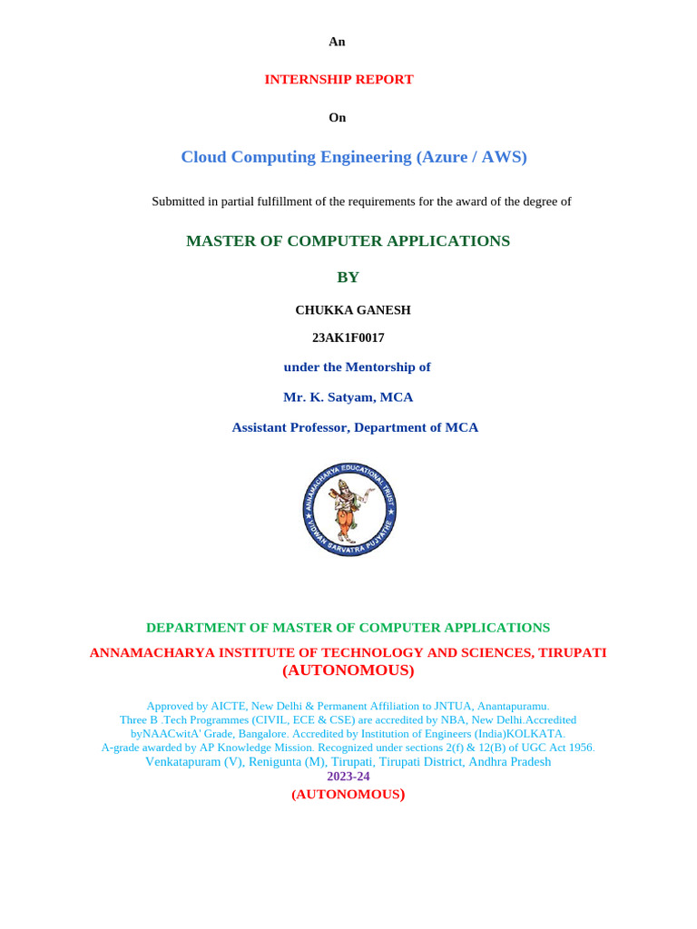 Internship Update (2) | PDF | Cloud Computing | Enterprise Resource Planning