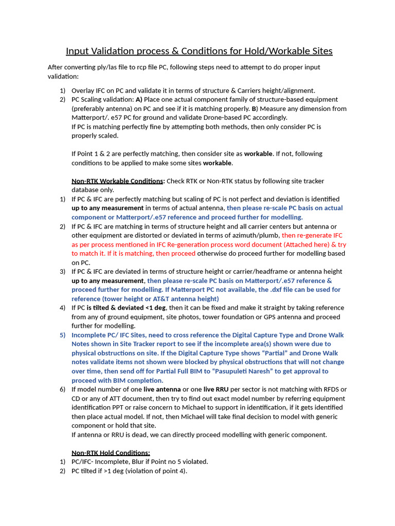 Telecom Input Validation Process | PDF