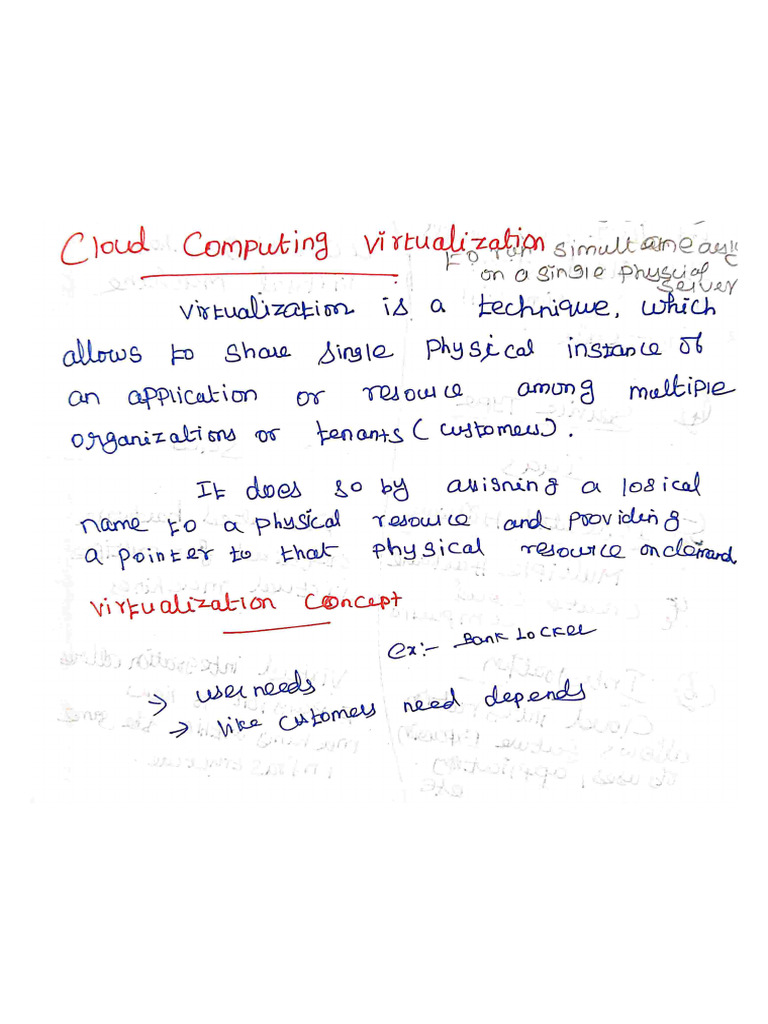 Cloud Computing Unit-1 Pdf-IV | PDF