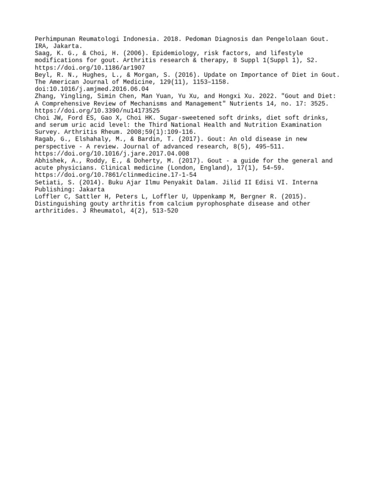 Perhimpunan Reumatologi Indonesia Pdf