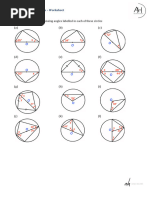 Circle Theorems Practice Questions | PDF | Circle | Euclid