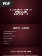 Overview of Pakistan's 1973 Constitution | PDF | Parliament Of Pakistan ...