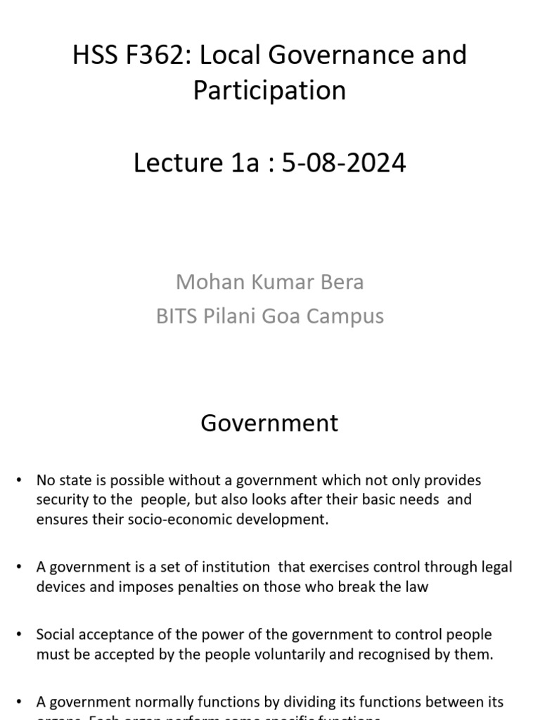 CH 1 Compressed Merged | PDF | Government | Governance