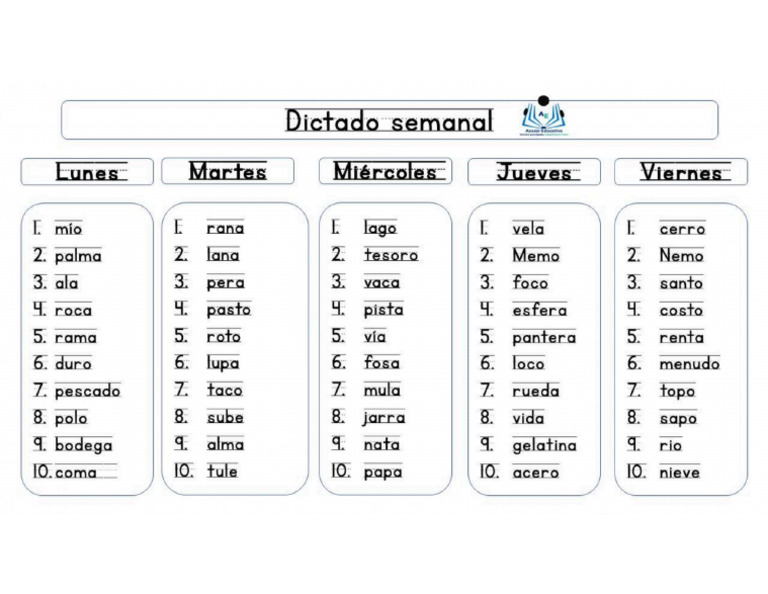 Dictado 4 | PDF