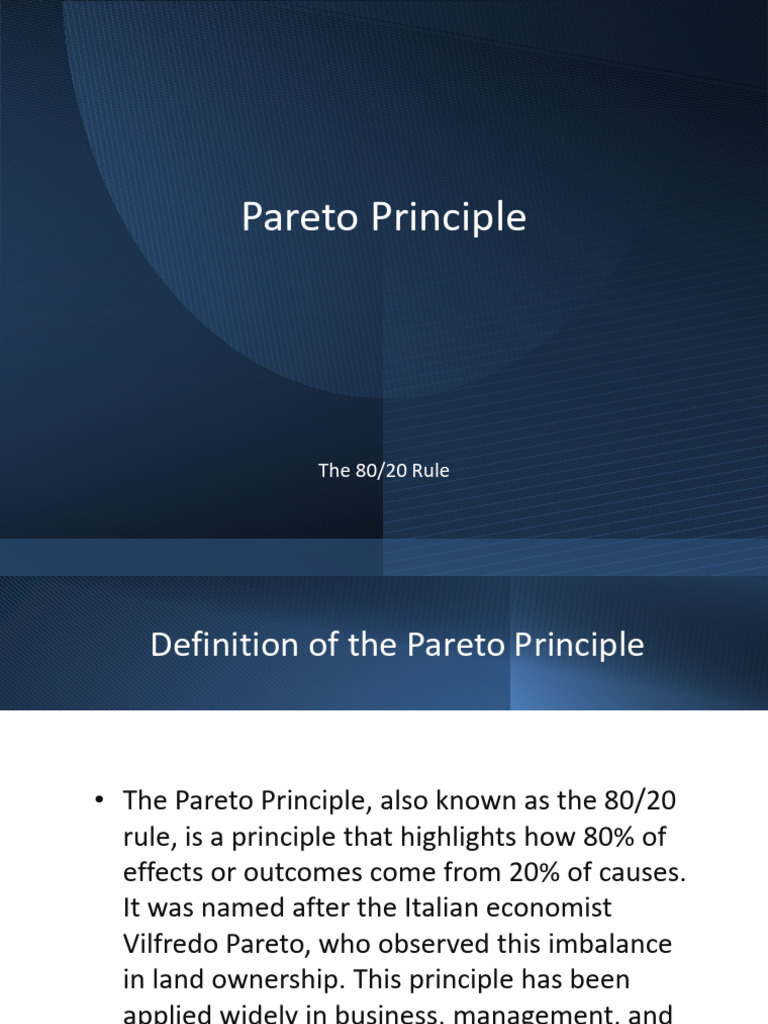 PARETO | PDF