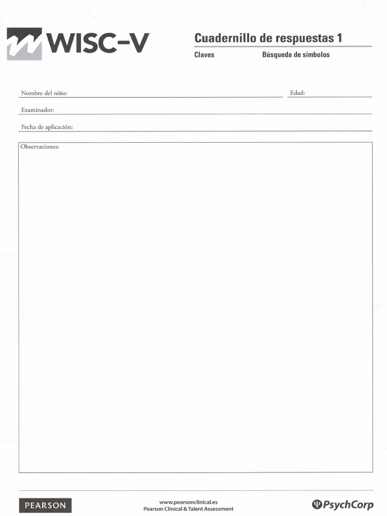 Wisc V | PDF
