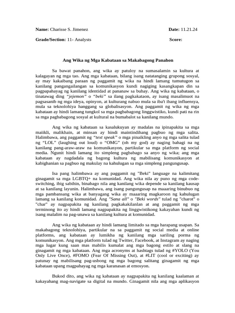 KPWKP Tayahin | PDF