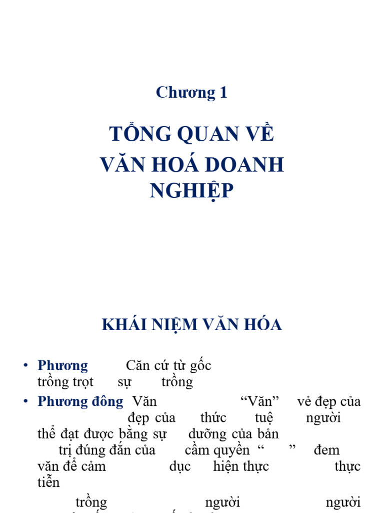 CHƯƠNG 1.TỔNG QUAN VỀ VHDN | PDF