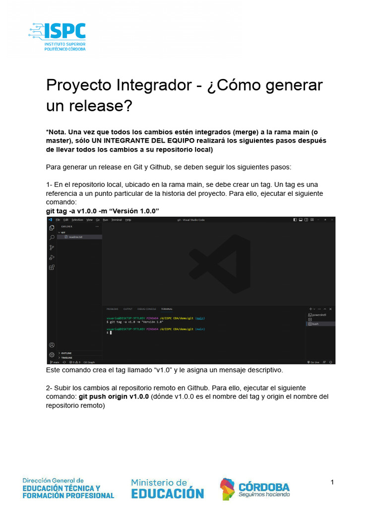 Proyecto - Cómo Generar Un Release | PDF