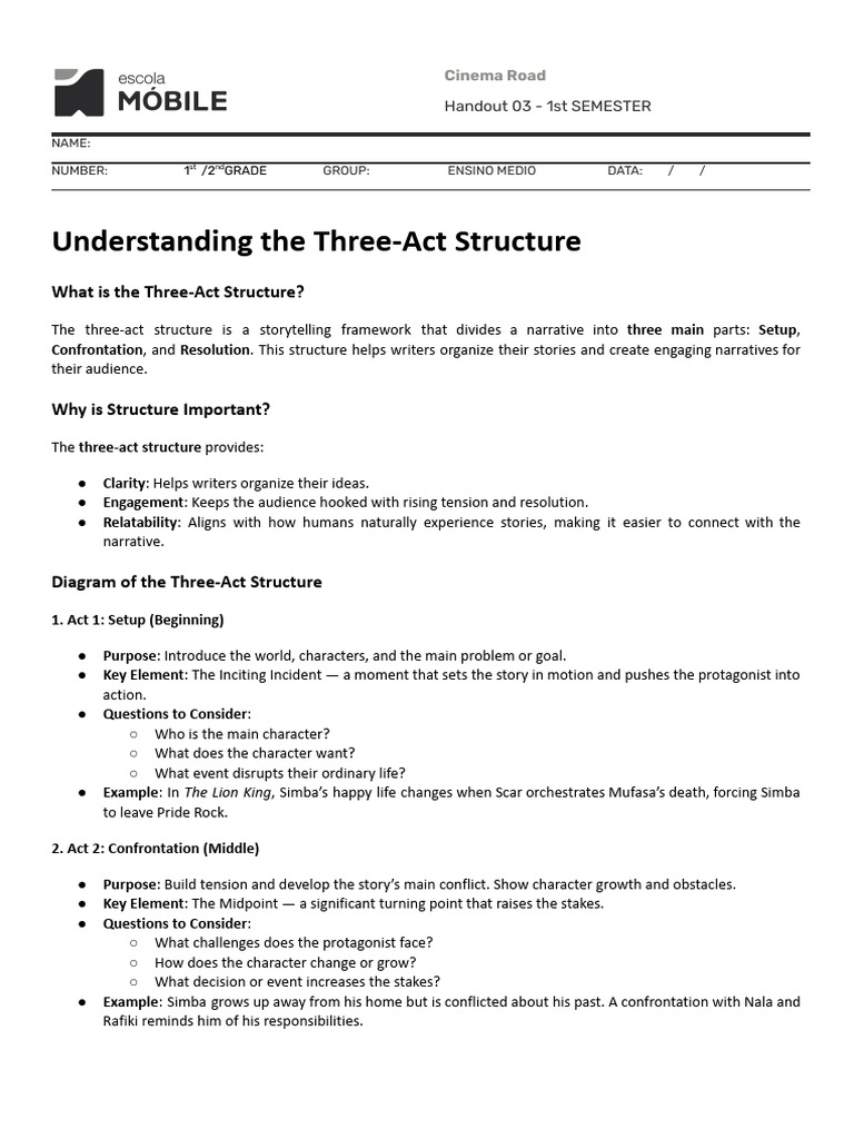 Handout 03 - Story Structure | PDF | Narrative