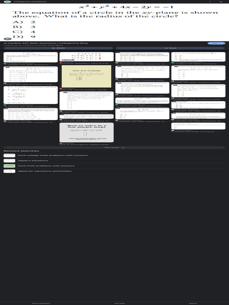 College Math Problems - Google Search | PDF | Mathematics | Algebra