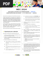 Modelo Cronograma de Impressões e Aplicações Dos Testes Da Cnca Ciclo i ...