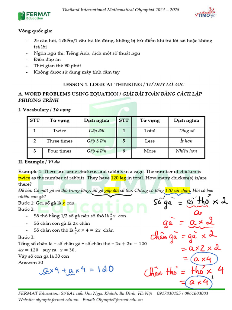 7A1. LESSON 1. Logical Thinking | PDF