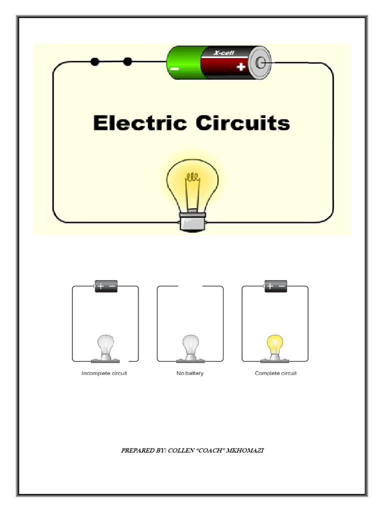 Understanding Electric Circuits | PDF | Voltage | Electrical Resistance ...