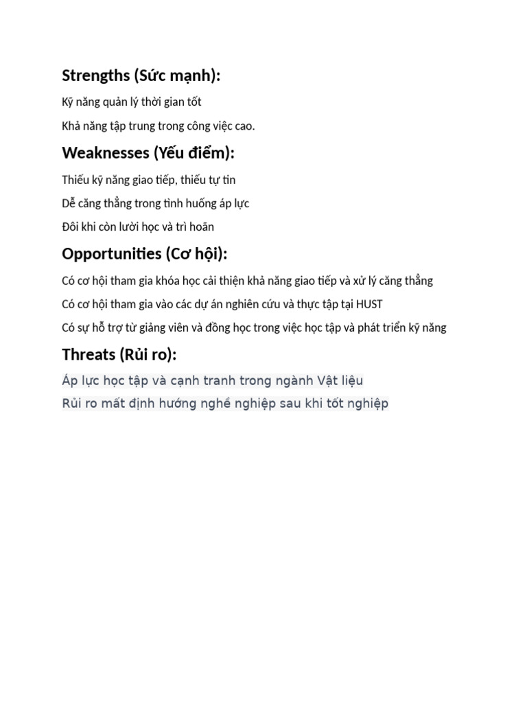 BT cá nhân TLH | PDF