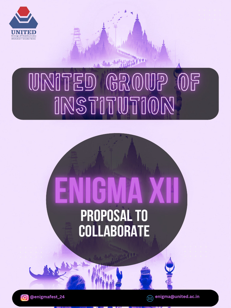 Proposal Letter For Enigma PDF | PDF
