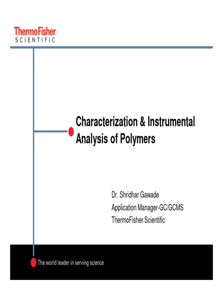 Polymer Characterization Techniques Overview | PDF | Mass Spectrometry | Chromatography
