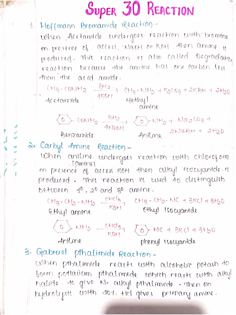 Super 30 Reaction. | PDF