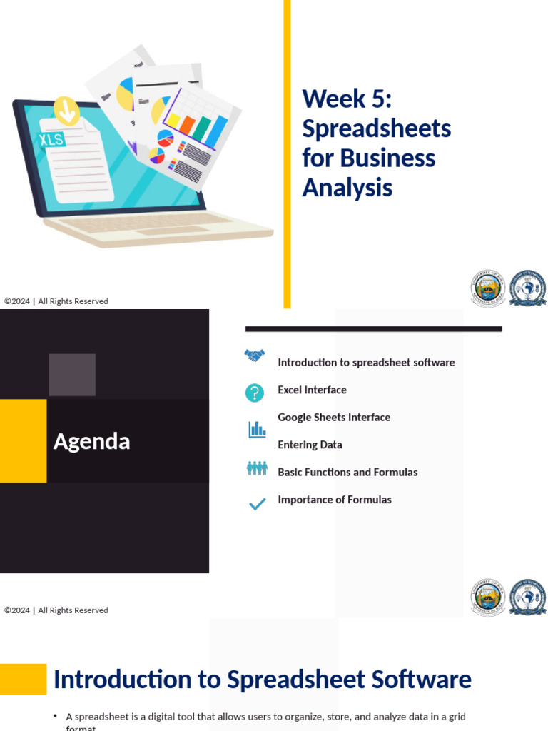 Spreadsheets for Business Analysis Guide | PDF | Spreadsheet ...