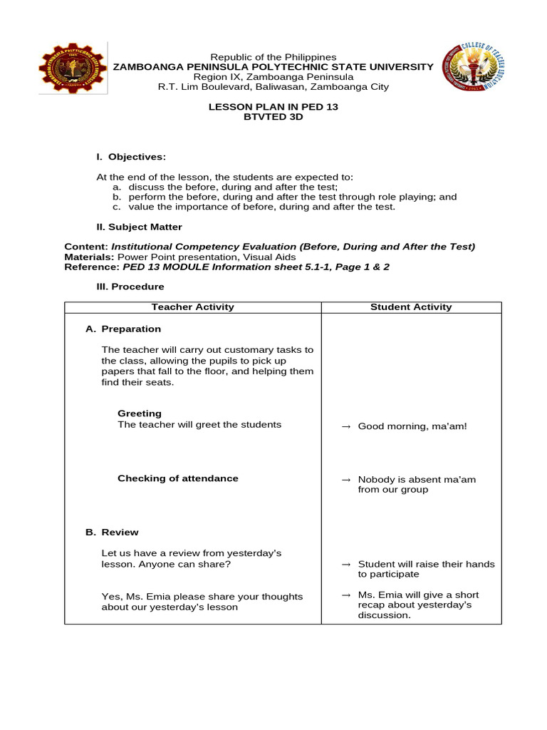 Hipolito LP | PDF | Evaluation | Educational Assessment