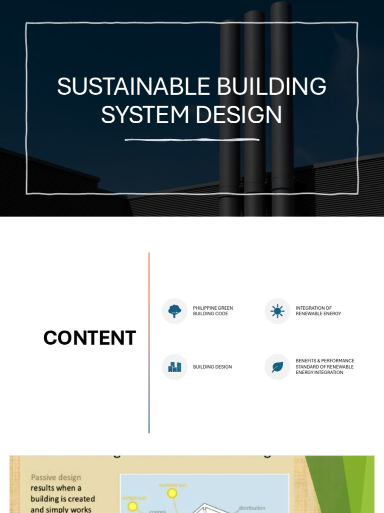 Sustainable Building System Design | PDF
