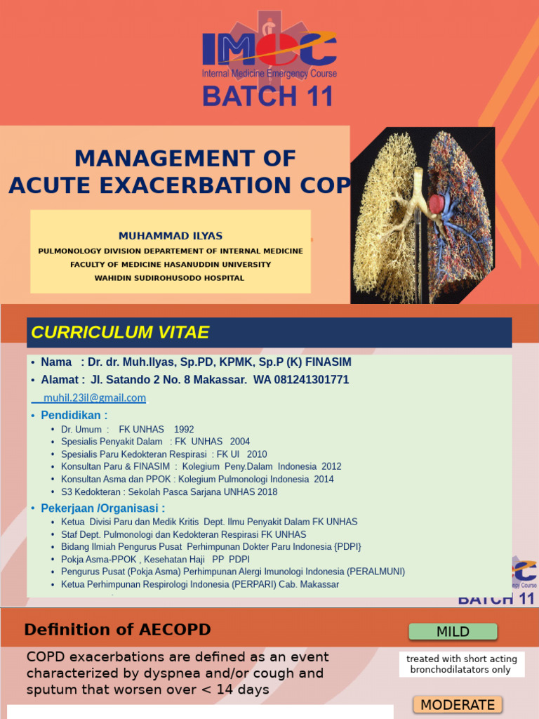 Terapi Pada PPOK Eksaserbasi Akut | PDF | Respiratory Diseases ...