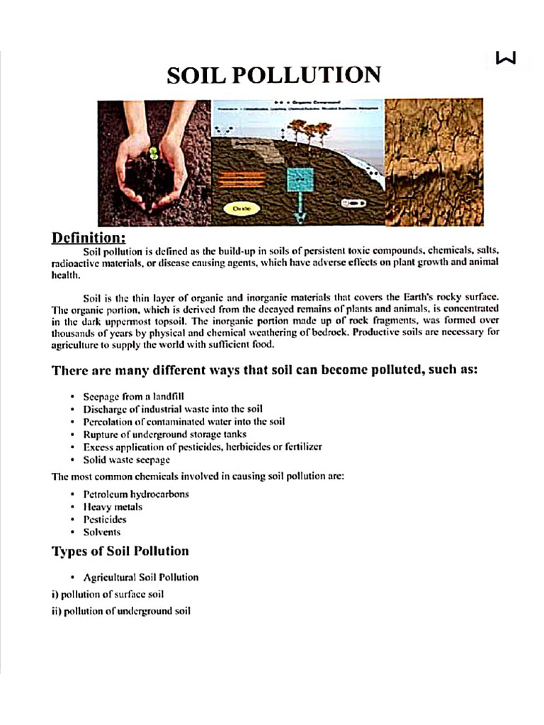Soil Pollution | PDF