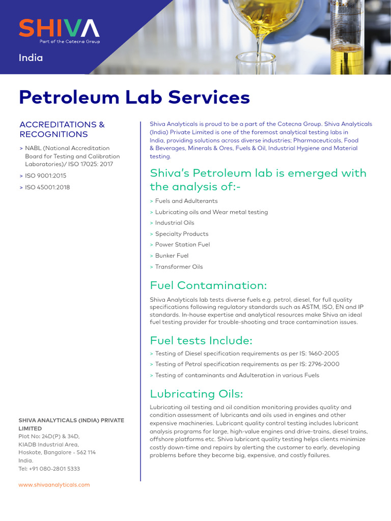 Petro Services | PDF | Diesel Fuel | Lubricant