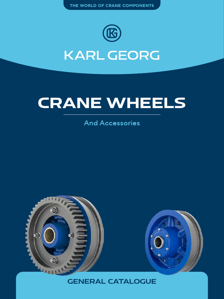 Crane Wheels Catalogue 2024 | PDF | Bearing (Mechanical) | Axle