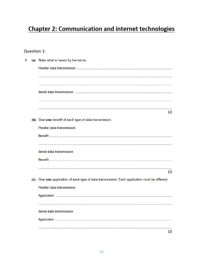Questions On Chap 1 | PDF
