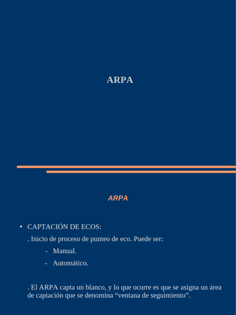 Presentación de ARPA | PDF