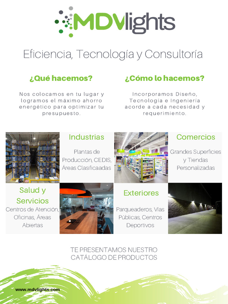 Catálogo de Productos MDV Lights | PDF